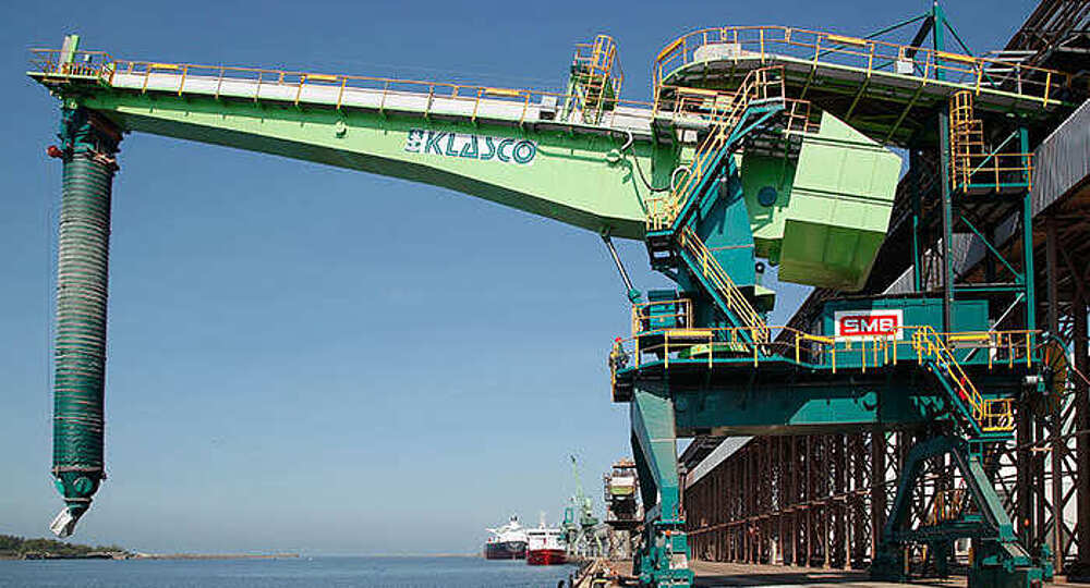 Complex shiploader project in the port of Gdansk